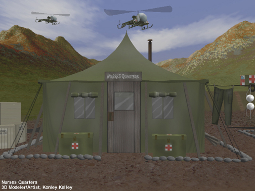 Nurses' tent